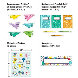 Carson Dellosa Happy Place Classroom Bright Classroom Decor Bundle, Classroom Calendar & Welcome Bulletin Board, Bulletin Board Letters, Classroom Decor Set, Motivational Poster Set (706 pc)