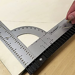 Milescraft 8405 Framing Square 500-Imperial FramingSquare500 is used to layout a “square” or right-angle. It can also be used to measure angles with the built-in easy angle readout.