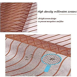 Magnetic Screen Door Mesh, Size: 35 x 87in/90 x 220cm, Apartment Backyard Balcony Decor Hands Free Garage Door Curtains Bugs Netting for Patio Pet and Kid Friendly Convenient Entry Magnetic Closure