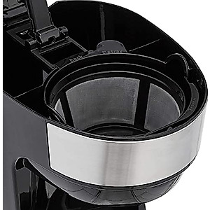 Nozaya 12-Cup Countertop Coffee Maker - for 8-10 People, Easy to Clean, Black