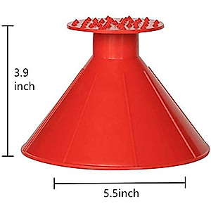 Round Ice Scraper for Car Windshield - Magical Car Ice Remover for Windshield Round Snow Ice Scrapers Remover