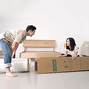 Naiveer Cool Gel Memory Foam Hybrid Mattress, 10 Inch Queen Size Mattress in A Box with Pocket Springs for Cool Sleep & Pressure Relief, Medium Firm Feeling with CertiPUR-US Certified Foam