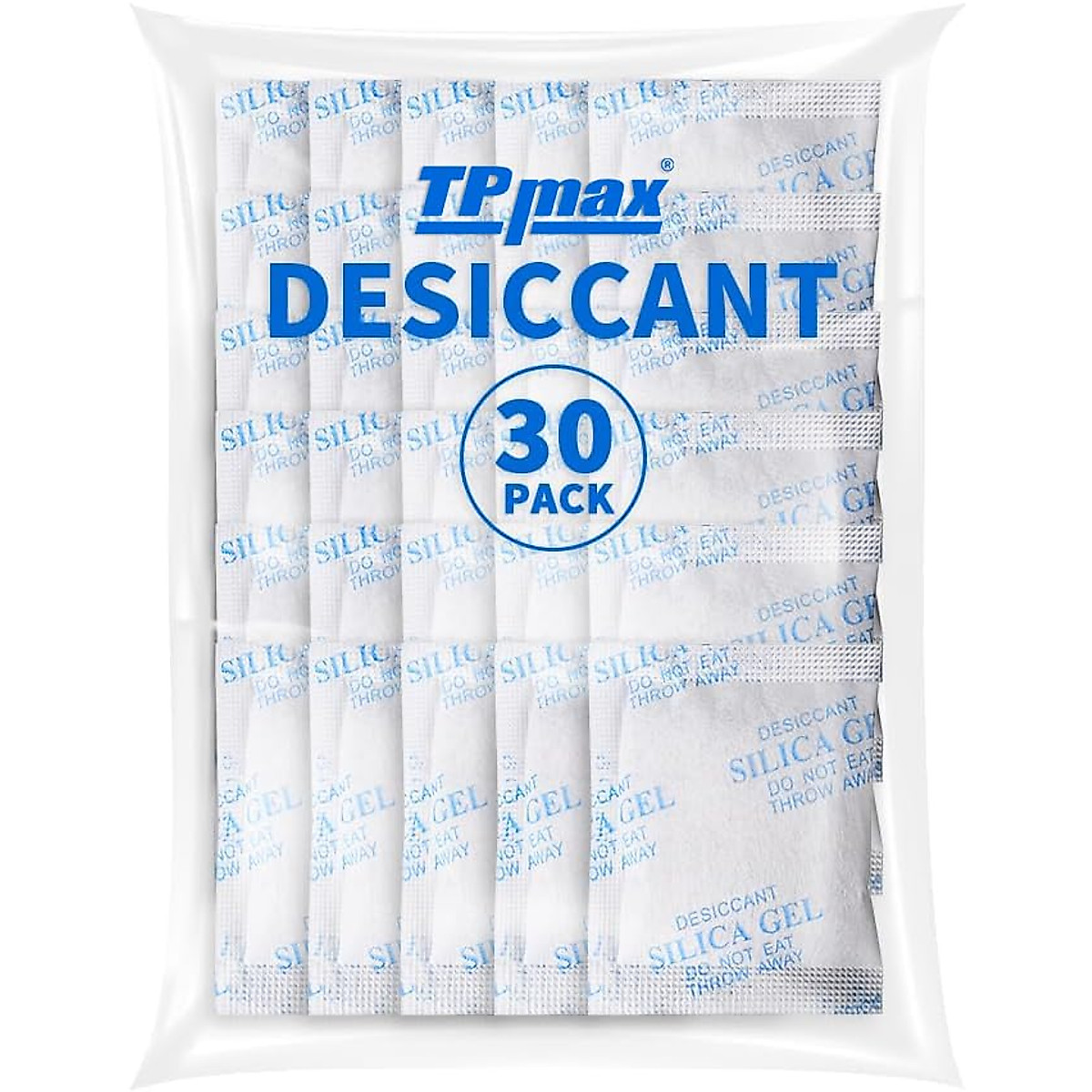 30 Packets 10 Gram Silica Gel Desiccant Pockets Bags Packs Absorber Dehumidifiers