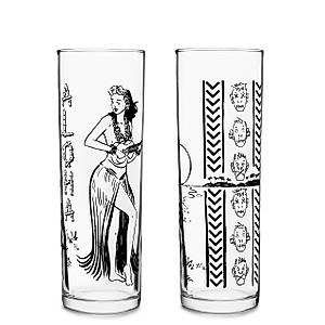 Libbey Tiki Kahiko Zombie Glass, Clear, 13.5-ounce, Set of 4