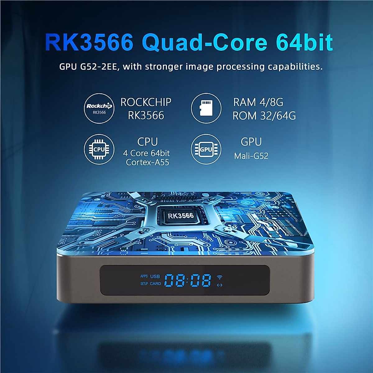 X96 X6 TV Box Android 11.0 8GB RAM 128GB RK3566 Support VP9 H.265 4K 2T2R MIMO Dual WiFi USB 3.0 1000M with i8 Keyboard
