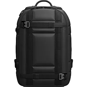 DB Journey The Ramverk Pro Backpack | Black Out | 26L | Full Frontal Opening, Mesh Pockets, Durable Build