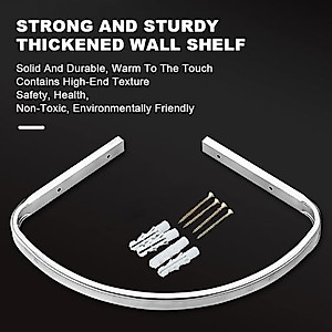 WBRSybUS Wall Mount Bathroom Corner Sink,304 Stainless Steel Triangle Kitchen Washbasin Single Sink,with Drainer Unit and Tap, Sink Edge Protector Basin,34x34cm-depth15cm,Cold Alone, Coldalone