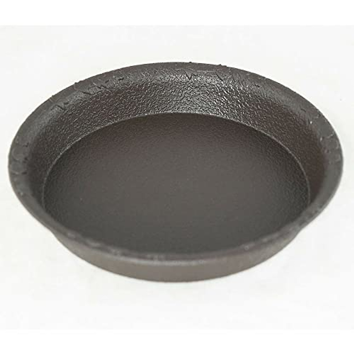 4 Pcs Round Plastic Humidity Tray for Bonsai Tree 4.25"x 4.25"x 0.5" - Dark Brown