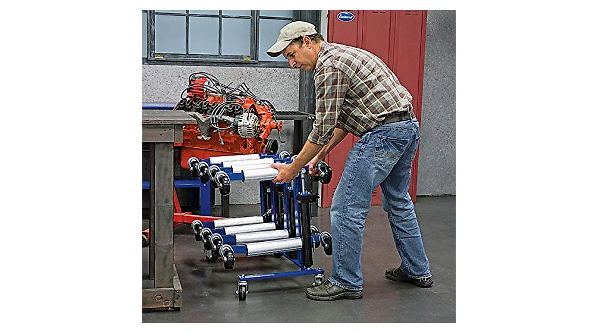 Eastwood Wheel Dolly Storage Rack - Store 4 Dollies Easily