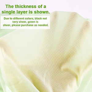 Nylon Spandex 4-Way Stretch Sheer Thin Cool Smooth Fabrics Swimsuits Leotards Lining by The Yard