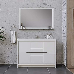 Alya Bath Sortino Bathroom Vanity, White