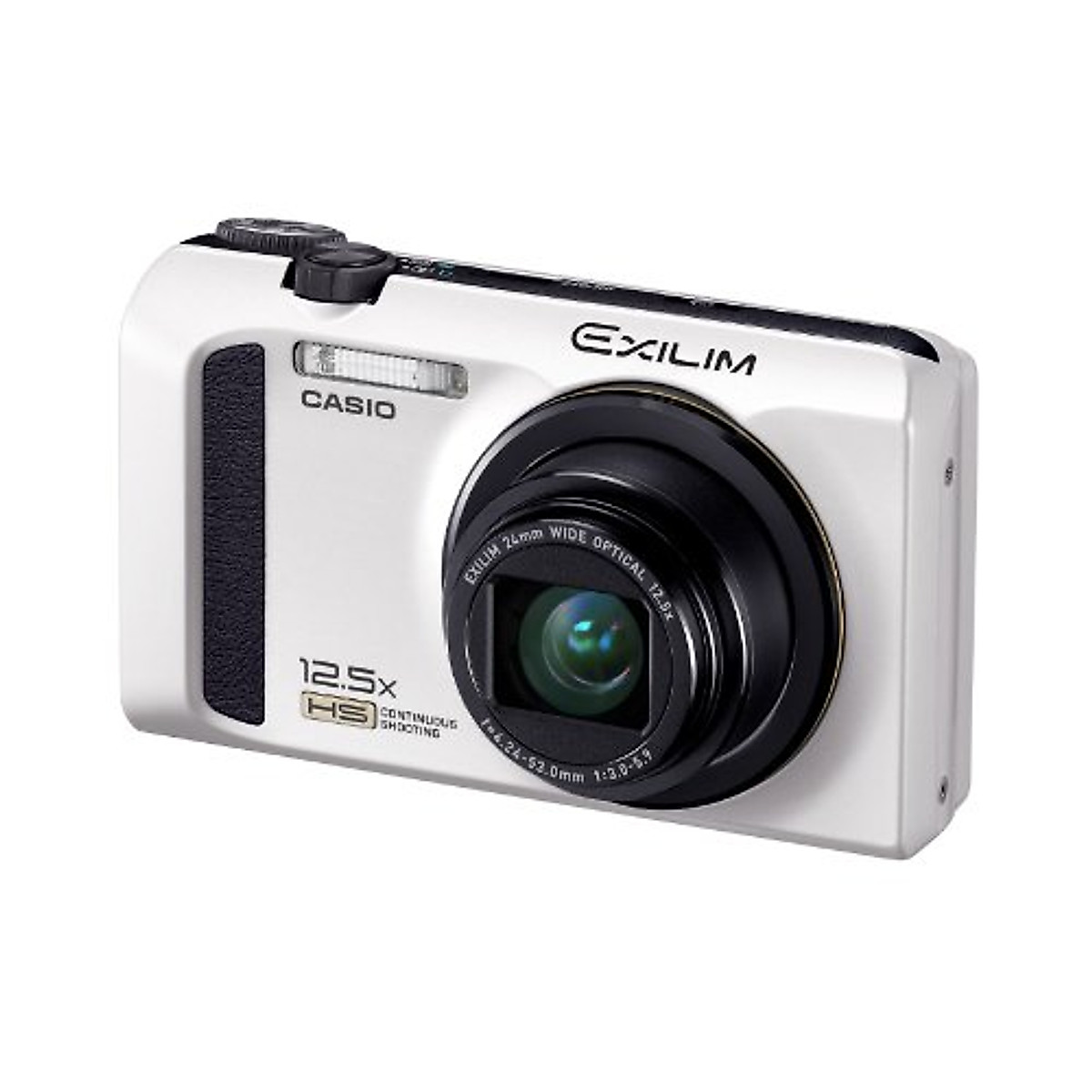 Casio High Speed Exilim Ex-zr100 Digital Camera White Ex-zr100we
