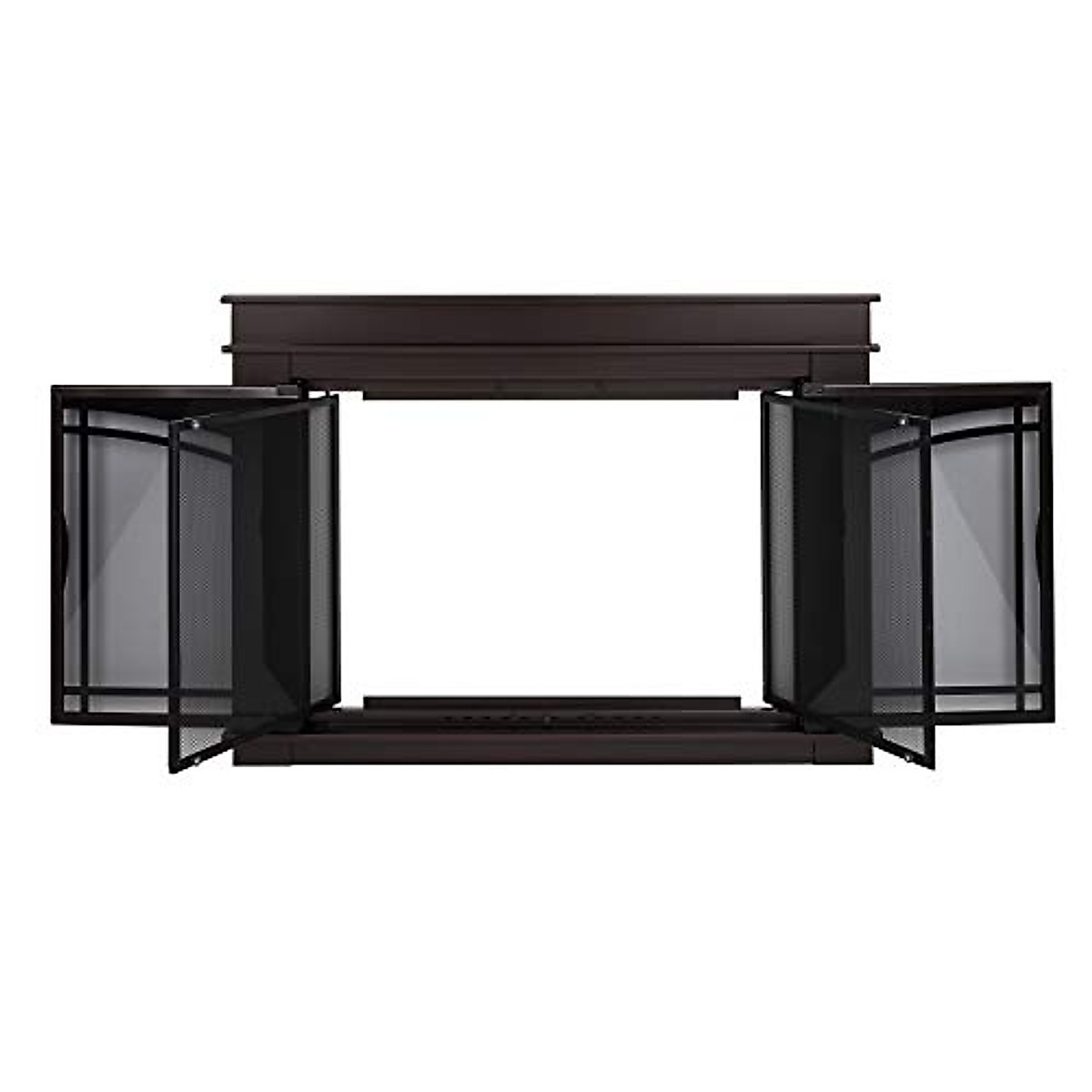 Pleasant Hearth FN-5701 Fenwick Fireplace Glass Door, Oil Rubbed Bronze, Medium