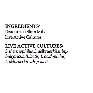 siggi's® Icelandic Strained Nonfat Yogurt, Plain, 24 oz. Multiserving Container – Thick, Protein-Rich Yogurt Snack