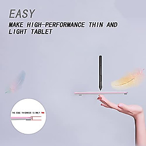 PUFAN Graphics Drawing Tablet, 8.3 X 7 Inch Ultrathin Graphic Tablet, with 8192 Levels Pressure Sensitive Pen, Compatible Mac, Windows and Android, for Drawing, Design, Art Creation Sketch