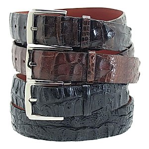 Genuine Hornback Crocodile Handmade 1 ½” Bronco Belts