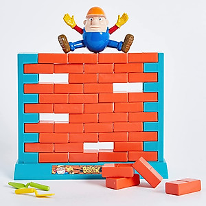 DITOYS “Break Out” | Brick Wall Game | Family Fun for Boys and Girls | Knock The Bricks from Wall with Spatula | 2 Player Games in Spanish
