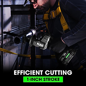 FLEX 24V Brushless Cordless One-Handed Reciprocating Saw Kit with 2.5Ah Lithium Battery and 160W Fast Charger - FX2241-1A