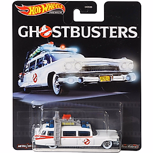 Hot Wheels Real Riders Ghostbusters Classic ECTO-1 Die-Cast Vehicle 1:64 Scale