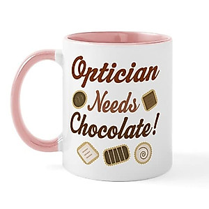 CafePress Optician Gift Funny Mug Ceramic Coffee Mug, Tea Cup 11 oz
