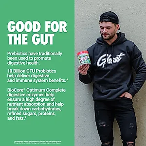 GHOST Greens Powder, Guava Berry - 30 Servings - 19 Superfood Greens & Reds Powder, Fruits, Vegetables, Spirulina, & Chlorella, Prebiotics, 10 Billion CFU Probiotic & Digestive Enzymes - Gluten-Free