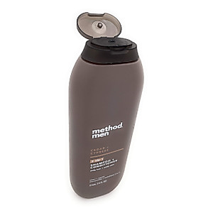 Men’s 2-in-1 Shampoo + Conditioner Bundle - Method Men Cedar + Cypress 14 Fl Oz and Travel Size 3.4 Fl Oz Bottles (2 Items)