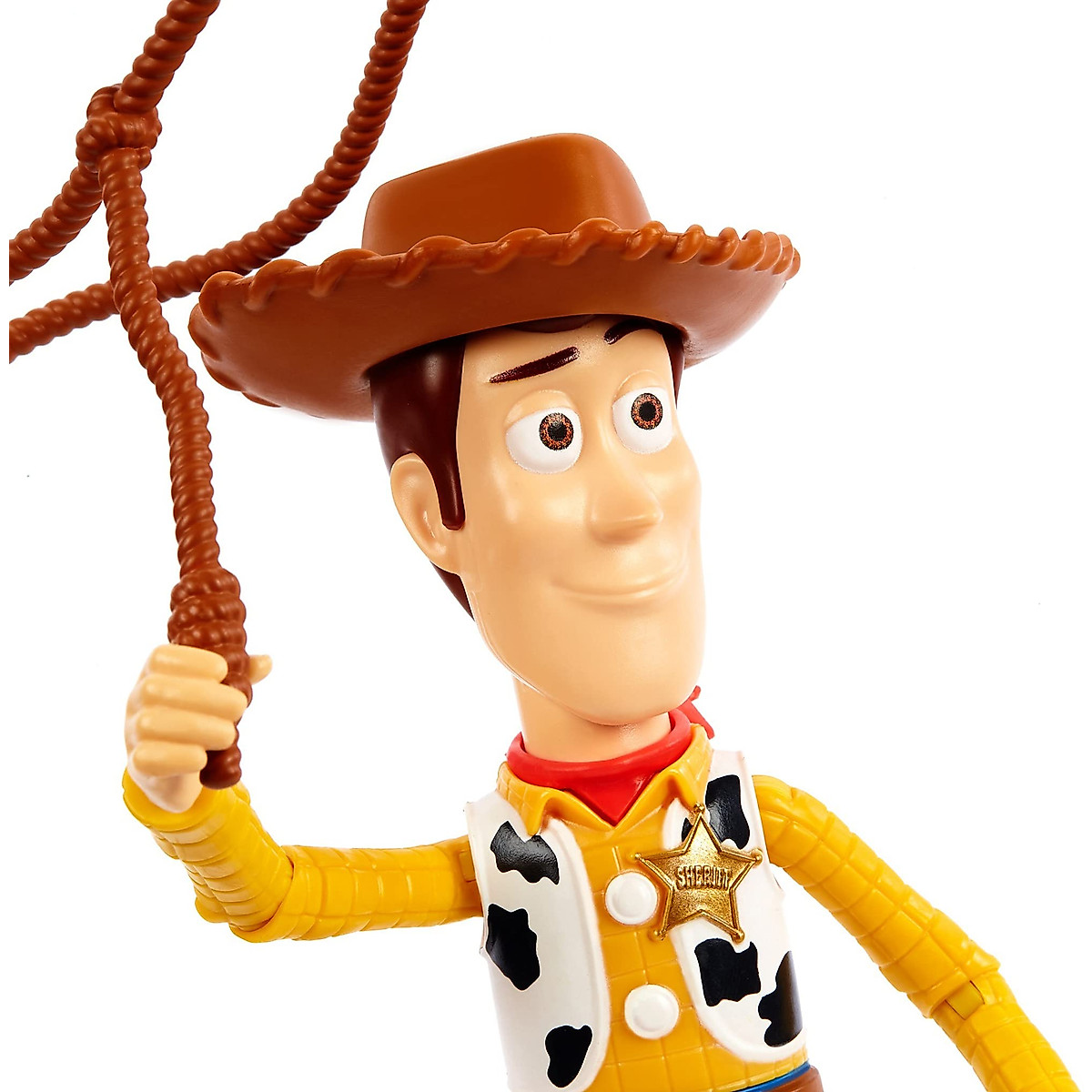 Toy Story 4 25th Anniversary Woody Figure in True to Movie Scale with Guitar, Lasso, Kite for Creative Play, Highly Posable, Collectible Adult and Kids Birthday Gift Ages 3 and Up