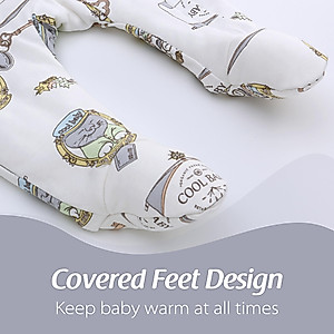 Miracle Baby Baby Sleep Bag with Feet Winter, Wearable Blanket with Legs, Sleep Sack for Newborn 2.5 TOG,0-3 Months,Cat