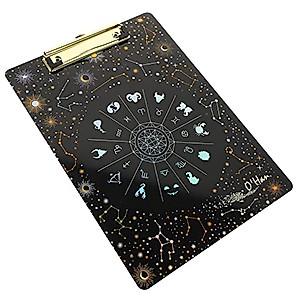 3pcs Pattern Clip Practical Exam Size for Fashion Office Low Portable Conference Teacher File Paper Decorative Storage A Letter Writing Holder Clipboard Profile Board