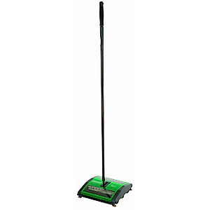 BISSELL BigGreen Commercial BG21 Sweeper with 2 Rows of Rubber Rotors, 9-1/2" Cleaning Path, Green