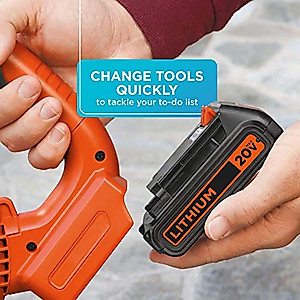 BLACK+DECKER 20V MAX Lithium Battery 3.0 Amp Hour (LB2X3020 OPE)