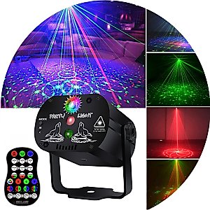 Stage Lazer Lights KisMee DJ Club Disco Party Laser Lights Sound Activated for Xmas Bar Halloween Decorations Karaoke Pub KTV Dance Gift Birthday Wedding