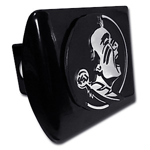 Elektroplate Florida State University (Seminole) Black Hitch Cover