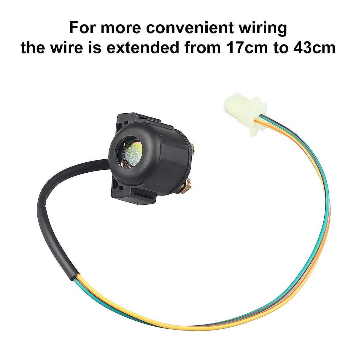 WATERWICH Starter with Soleniod Compatible with Honda 300 fourtrax Trx300 Trx300fw Trx300ex ATC250 250ES 1987-2000 Replaces 31200-HC4-023 31200-HC4-033 SM13213 128000-440