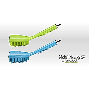 Michel Mercier Grooming Brush -Pet Brush Dog and Cat Brush for Shedding Grooming Pet Hair Brush for Long/Short Haired - Free Tick Remover Tool Included (Fine & Regular Coat)