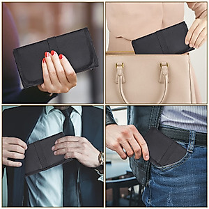 Money Wallet, Money Organizer for Cash with 10 Zippered Pocket, Large Capacity Money Pouch, Money Bag, Unisex Budget Wallet,Cash Bag with 60 Sticker Labels, Money Holder for Budgeting,Receipt and Tips