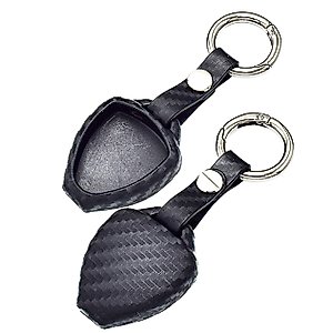 WFMJ Black Carbon Fiber Silicone 2 3 4 Buttons Remote Smart Key Chain Cover Case For Toyota Camry Avalon Corolla Matrix RAV4 Venza Yaris 4Runner Land Cruiser Scion iQ tC xB xD Pontiac Vibe