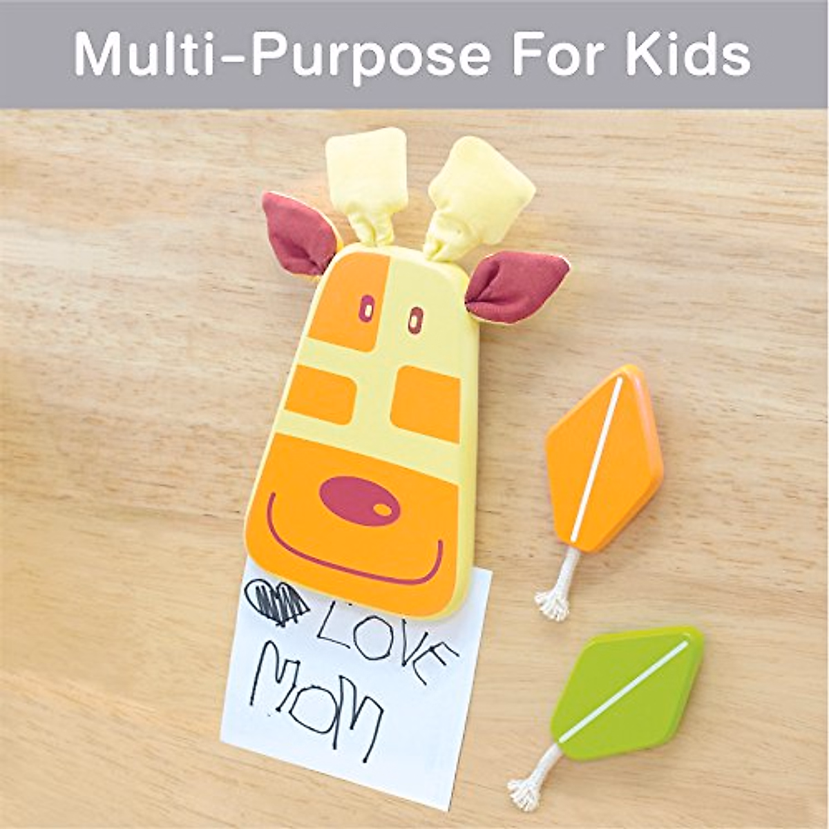 I'm Wood and Fabric Wall Growth Chart, Height Measurement, Scale, Ruler for Kids (Cow)