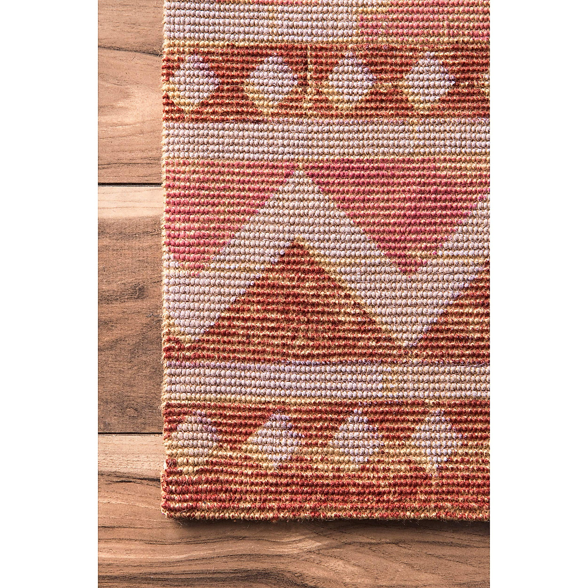 nuLOOM Machine Woven Dara Suzani Jute Area Rug, 8x10, Orange