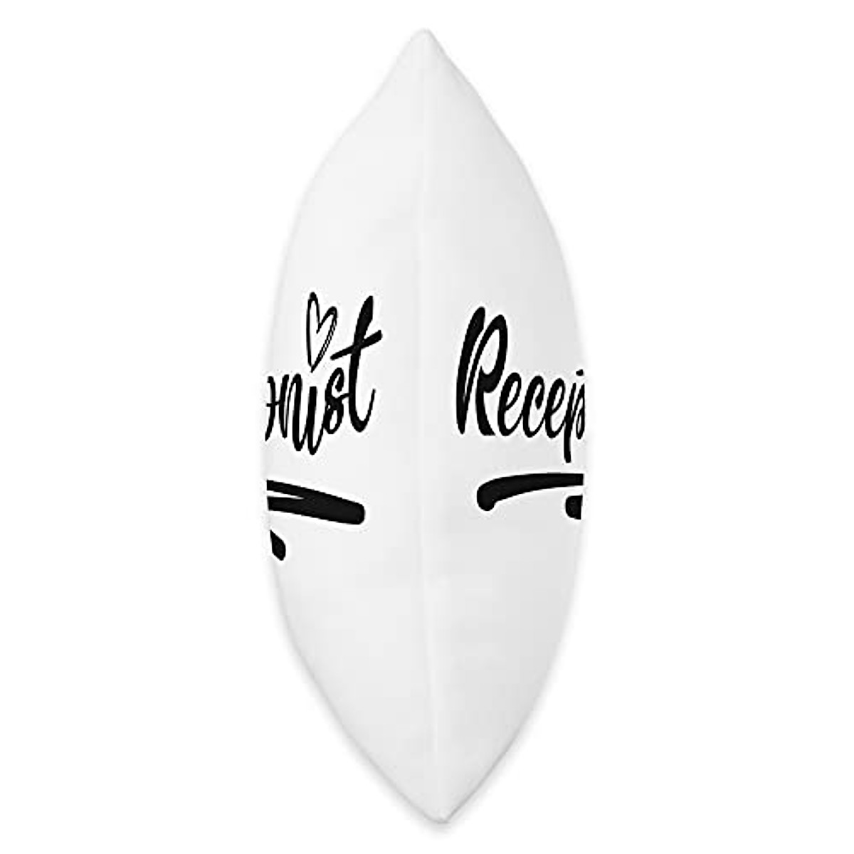 Receptionist Front Desk Sayings Clerk Profession Receptionists Job Secretary Reception Throw Pillow, 16x16, Multicolor