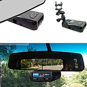 LycoGear Rearview Mirror Stem Mount for Uniden R1 R2 R3 R4 R7 DF1 DFR2 DFR3 DFR5 DFR6 DFR7 DFR8 DFR9 Radar Detector (for Uniden Radar Detector Only)