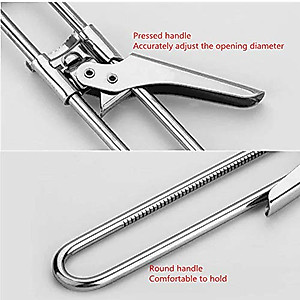 Adjustable Jar Opener, Adjustable Multifunctional Stainless Steel Can Opener Jar Lid Gripper, Manual Jar Bottle Opener Kitchen Accessories