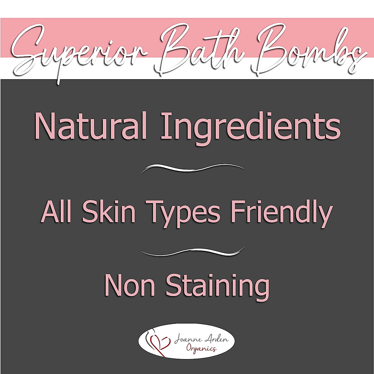 Bath Bomb Gift Set - by Joanne Arden Organic Bath Bombs for Women, Men & Kids. Bulk Bath Bomb Kit Includes 40 Paraben Free & Sulfate Free 2.5 oz Spa Bath Balls