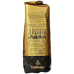 Dallmayr Gourmet Coffee, Prodomo (Whole Bean), 1.1 Pound (Pack of 2)
