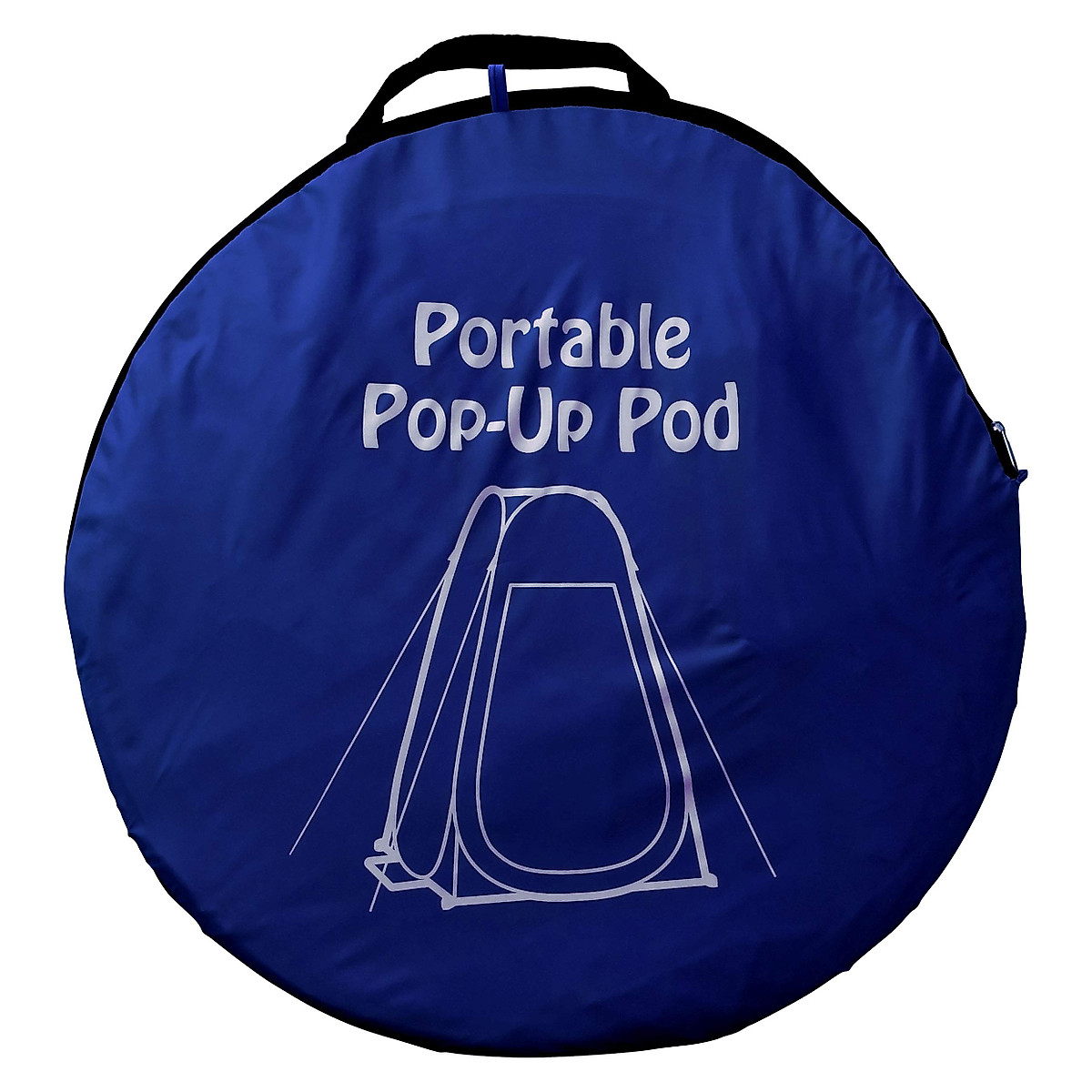 GigaTent Pop Up Pod Changing Room Privacy Tent – Instant Portable Outdoor Shower Tent, Camp Toilet, Rain Shelter for Camping & Beach – Lightweight & Sturdy, Easy Set Up, Foldable (Navy)