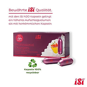 iSi Pro 8.4g Cream Chargers - Pack of 24 - Non-Threaded Cream Whipper Charger Cartridges