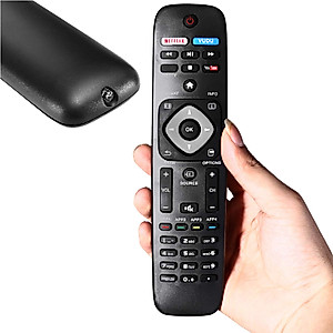 New 2 Packs Universal Remote Control for Philips TV Remote Replacement for LCD LED 4K UHD Smart TV NH500UP