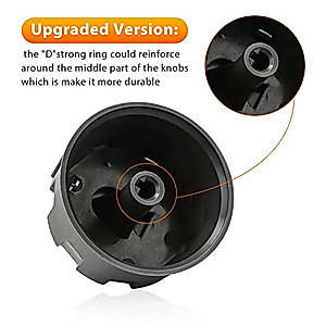 ArrogantF Grill Control Knobs 69893 Gas Control Knobs Replacements for 2013-2017 Weber E-Spirit 310/320/ 330 Series Gas Grills Weber Gas Knobs Parts 46510001 Spirit E-310 and More 3 Pcs