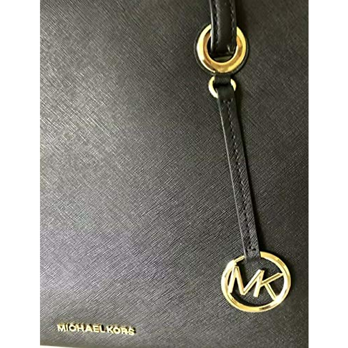 Michael Kors Walsh Medium Multifunction (MF) Saffiano Leather Tote - Black