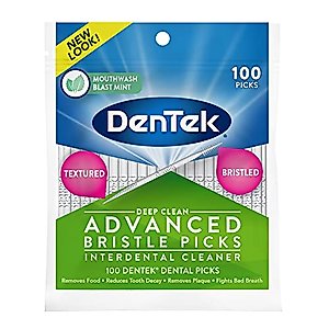 DenTek Deep Clean Bristle Picks 100 Count